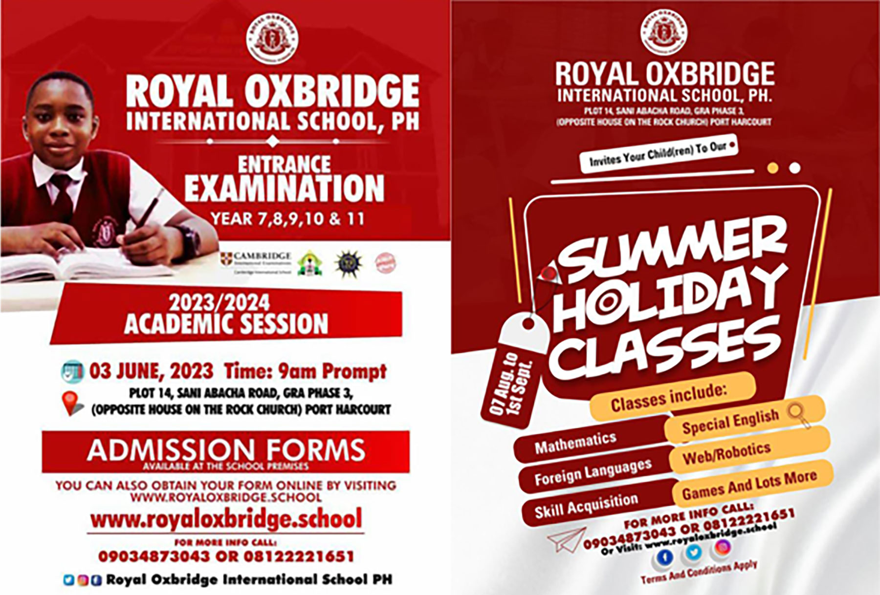 Royal Oxbridge International School – Royal Oxbridge